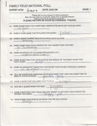 Survey Says: How Family Feud Gets Its Answers - The Strong National ...